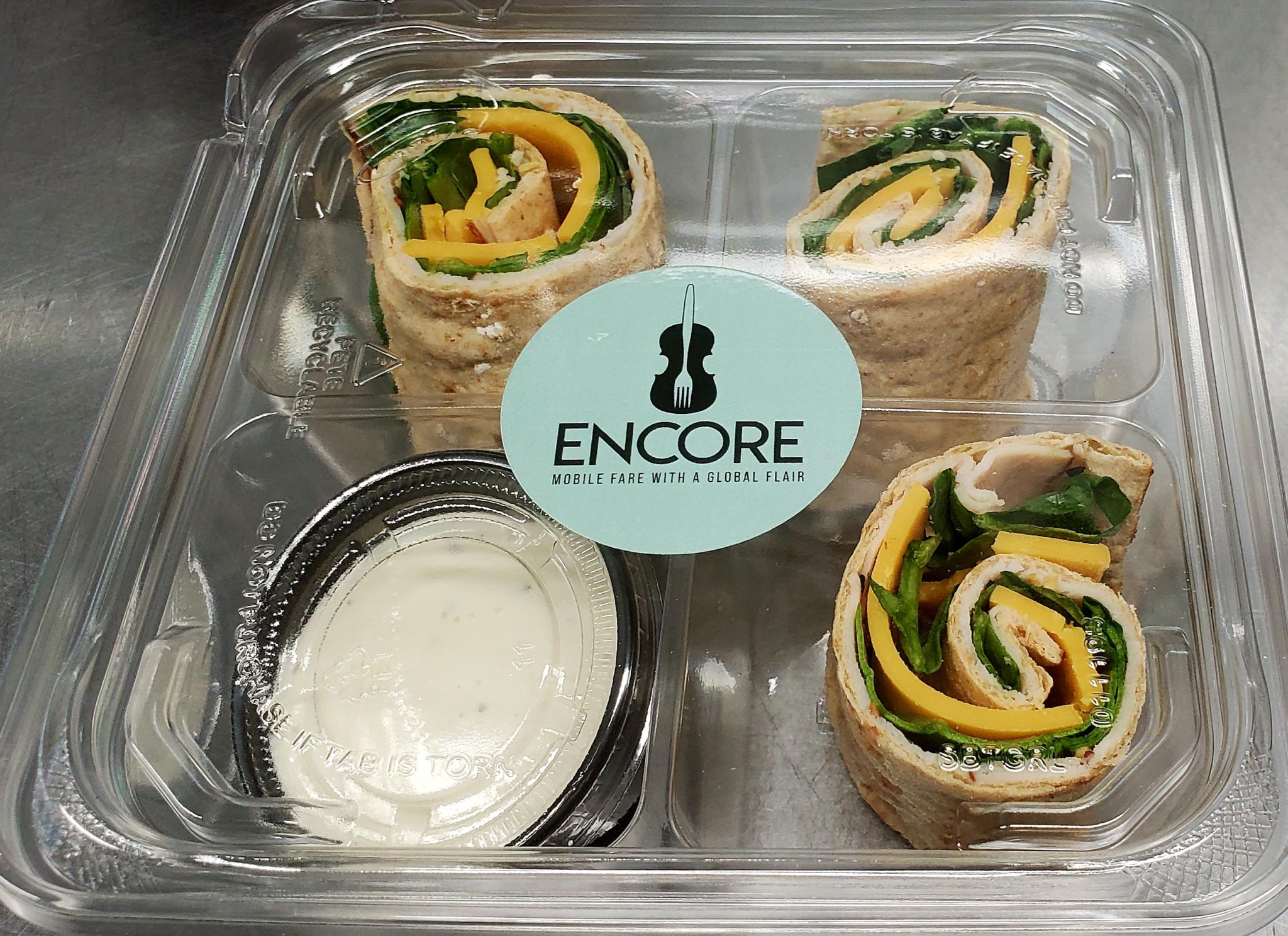 Turkey and Cheddar Pinwheels – Encore Food Truck